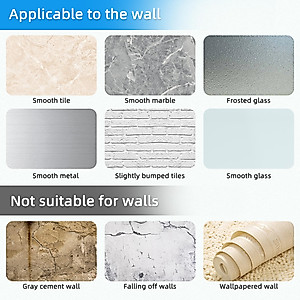 Hands-free Hair Dryer Holder with Any Angle Rotating Fully Positionable Arm. Bathroom Wall Mount Blow Dryer Holder, No Drilling Design, Can be Firmly Installed on the Wall