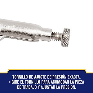 IRWIN VISE-GRIP Locking Pliers with Wire Cutter, 5-Inch, Curved Jaw (902L3)