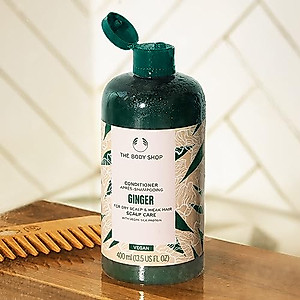 The Body Shop Ginger Scalp Care Conditioner – For Dry Scalp & Weak Hair – With Vegan Silk Protein – 400ml