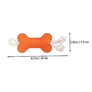 Housoutil 12 Pcs Teething Toys Interactive Chewing Toys for Puppies Dog Training Toys Soft Toy Puppy Teething Rings Pet Teething Toy Dog Dental Care Toys Plush Toy Pet Supplies Fabric Molar