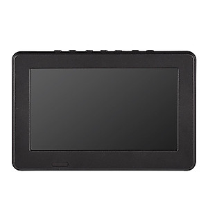 ciciglow 7'' Portable TV,1080P 16:9 HD Digital Television Color TFT-LED Rechargeable Battery Operated TV with Antenna,USB, Headphone Jack, AV Inputs,Small Memory Card Slot,for Kids Car Home