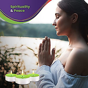 Jasmine Candle Scented Candles Tea Lights Candles - Jasmine Candle - 30 Pack - Jasmine Candle Tea Lights with 3-4 Hour Burn Time Tea Candles - Jasmine Scented Candle for Home, Holiday and Wedding