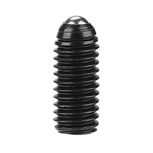 Ball Plunger, M5 Screw Thread with Spring Hex Socket Ball Plunger, for Mechanical Clamp Devices(M5*12(10PCS))