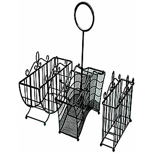 Portable Wrought Iron Utensil (Picnic) Caddy
