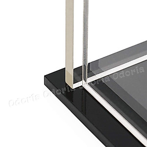 Odoria Clear Acrylic Assembly Required Display Box Case 17" High Figure Display Dustproof