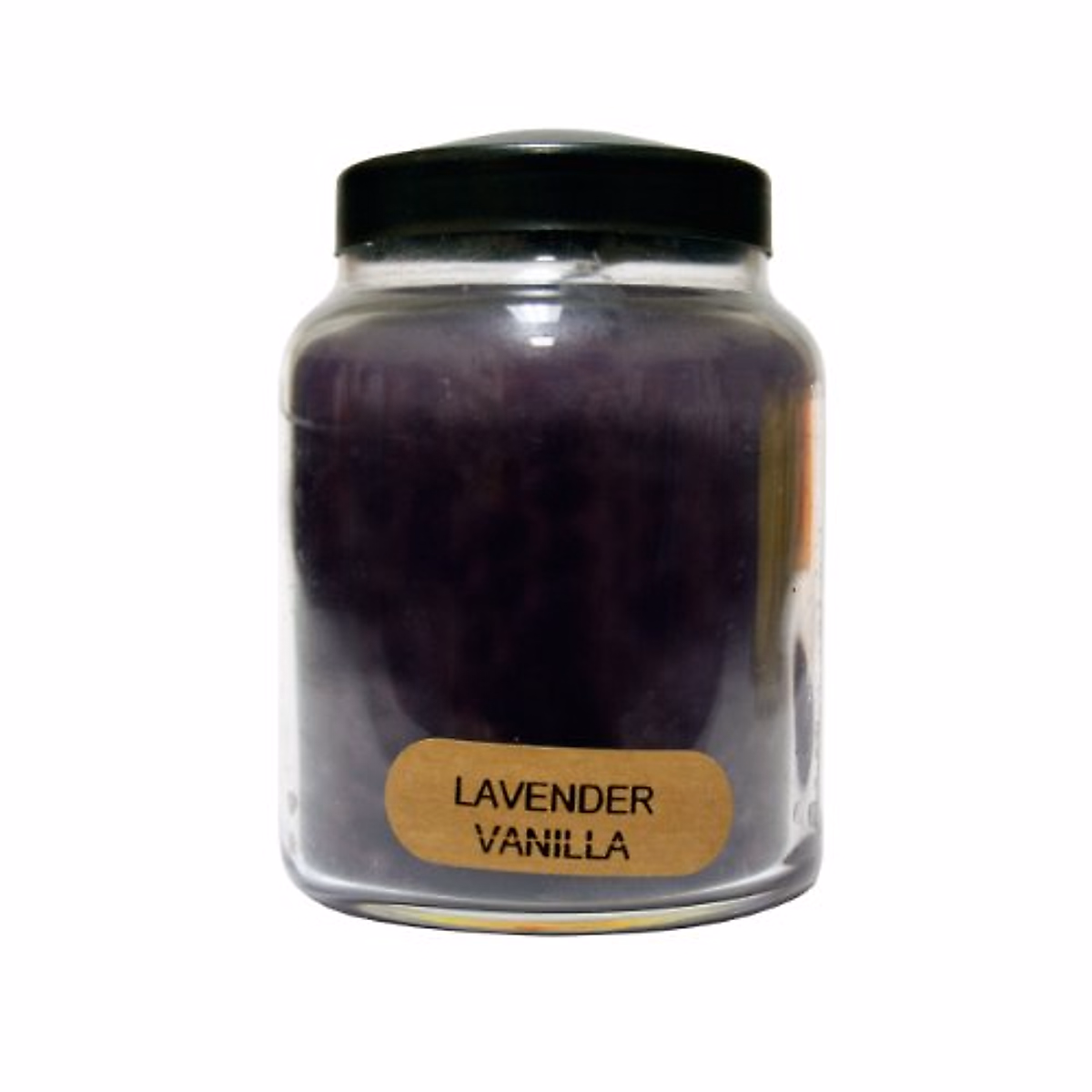 A Cheerful Giver - Lavender Vanilla Baby Scented Glass Jar Candle (6oz) with Lid & True to Life Fragrance Made in USA