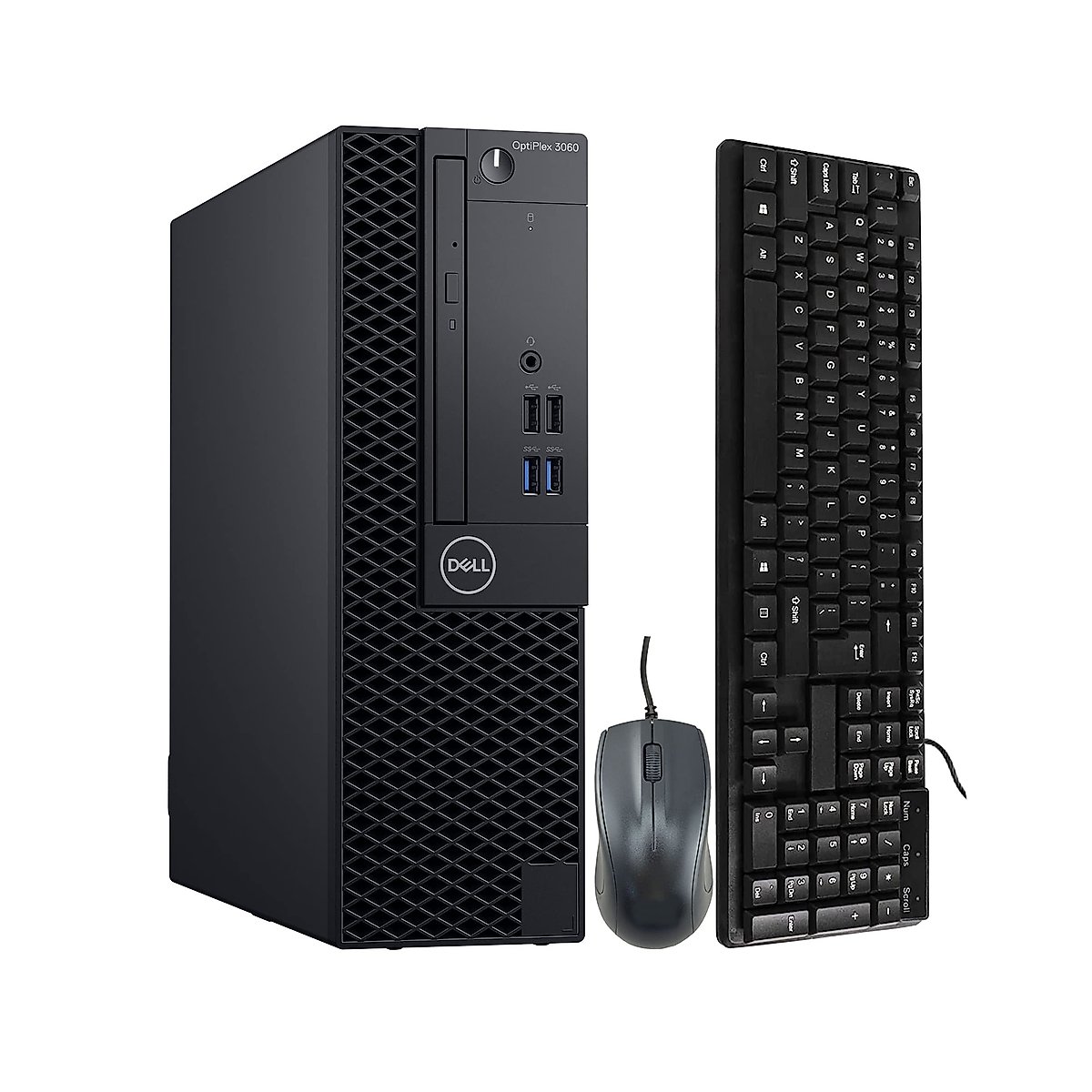 Dell Optiplex 3060 SFF Computer Desktop PC, Intel Core i5-8th Gen Processor, 16GB DDR4 Ram, 256GB NVMe Solid State Drive, HDMI, Nvidia GeForce GT 1030 2GB DDR5, WiFi & Bluetooth, Windows 10 (Renewed)