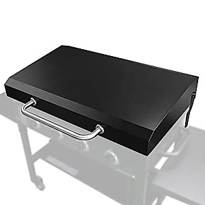 Grisun Hinged Lid for Blackstone 36 inch Griddle, Heat Resistant Powder-coated Steel Griddle Lid for Blackstone 1554,1565,1560,1818,1825,1836,1841,1863,1866,1984,2122, Handle for Easy Lift