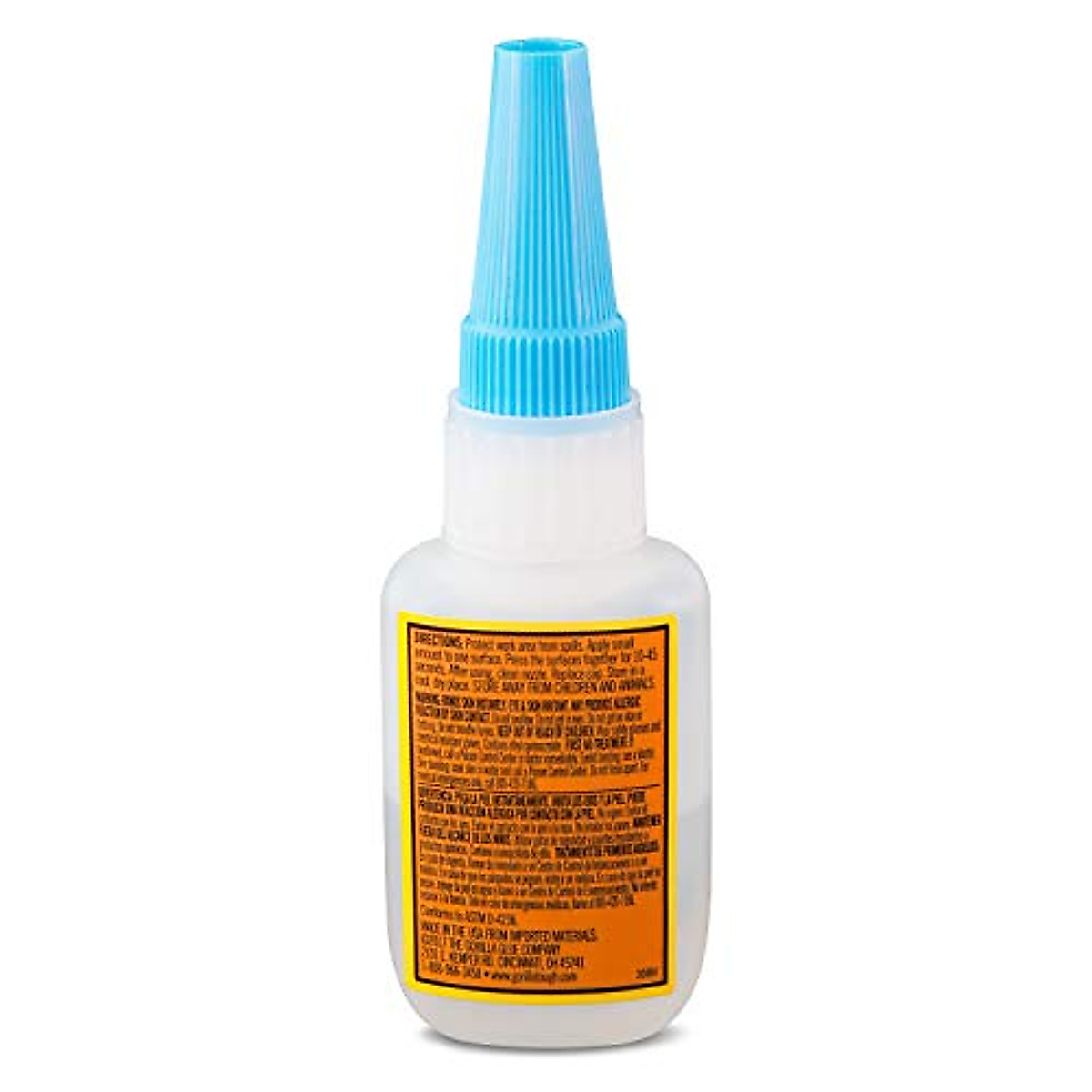 Gorilla Super Glue 15 Gram, Clear, (Pack of 6)