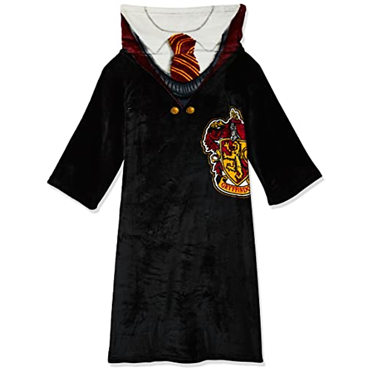 Northwest Harry Potter Hogwarts Rules Youth Silk Touch Comfy Throw Blanket with Sleeves, 48" x, 48"