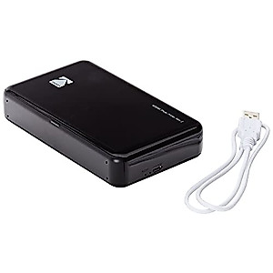 Kodak HD Wireless Portable Mobile Instant Photo Printer, Print Social Media Photos, Premium Quality Full Color Prints. Compatible w/iOS and Android Devices (Black)