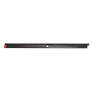 Folding Ruler, Aluminum Alloy Ruler 0-300mm Measurement Range Simple Angle Measurement Ruler 90°Folding Metal Stationery Ruler for Artists, Construction Workers, Designers, Carpenters