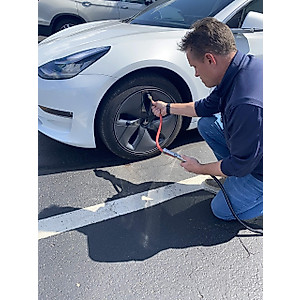 Primefit XC5000 Pro Tire Inflator and Deflator with Dual Chuck and Built in Magnified Gauge