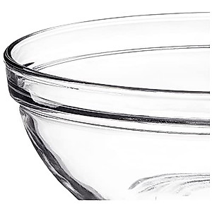 Anchor Hocking 10 Piece Mixing Bowl Set, Nesting Serving Bowls & Mixing Bowls (1 oz, 2 oz, 4 oz, 6 oz, 10 oz, 16 oz, 1 Qt, 1.5 Qt, 2.5 Qt, 3.5 Qt)