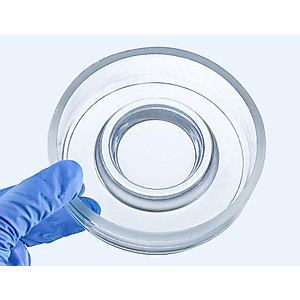 Moonetto Conway Borosilicate Glass Diffusion Dishes Acid-Alkali Resistant Glass Petri Dish Soil Determination Analysis