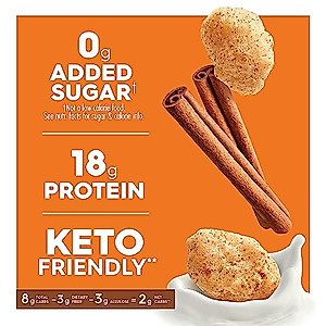 Special K Cold Breakfast Cereal, Zero, Keto Friendly, Cinnamon (3 Boxes)
