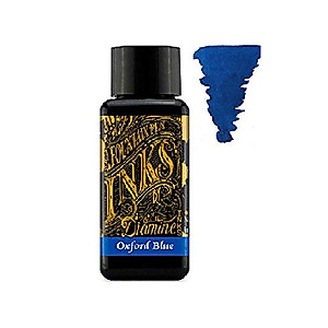 Diamine - 30ml Fountain Pen Primary Colour Ink - 3 Pack - Oxblood & Oxford Blue & Green Black