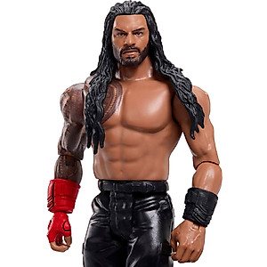Mattel WWE Elite Collection Top Picks Action Figure, Roman Reigns 6-inch Collectible with 10 Articulation Points & Life-Like Look