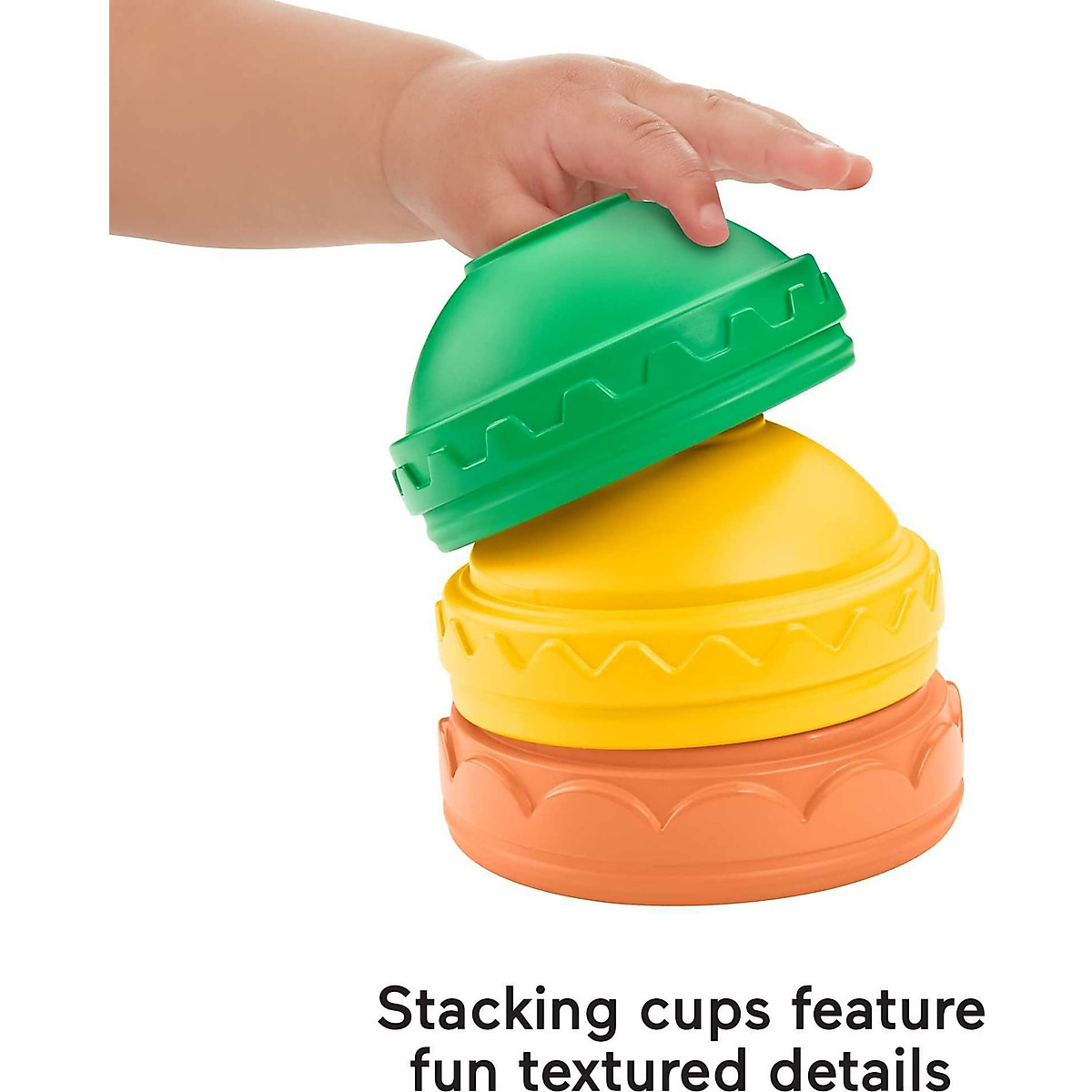 Fisher-Price Stacking Elephant, Infant Stacker Activity Toy For Baby Ages 6 Months And Older