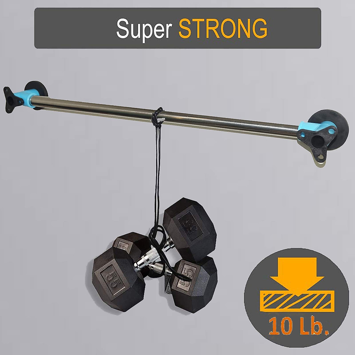 Magnetic Towel Bar Towel Magnet Holder Towel Rack Towel Hook Towel Hanger - 18-Inch - For Refrigerator, Kitchen Sink, fridge, oven, BBQ grill, washer/dryer, file cabinet, steel doors, shelving