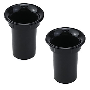 Mewutal 2PCS Speaker Cabinet Port Tube Speaker Accessories Plastic Speaker Cabinet Port Tube for Concern Party Stage (53×65mm/2.09"×2.56")