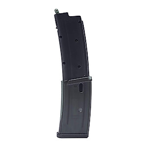 Elite Force HK Heckler & Koch MP7 A1 AEG Automatic 6mm BB Rifle Airsoft Gun Magazine, 110-Round Capacity, Black