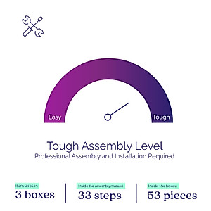 Signature Sleep Full Size Murphy Wall Bed with Wooden Slats in Wood, in Light Oak, No Box Spring Needed, Easy Assembly, Up to 600 lbs Weight Capacity
