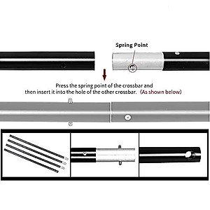 SH Heavy Duty Background Stand, 2x2M Backdrop Support System Kit with Carry Bag for Photography Photo Video Studio,Photography Studio1