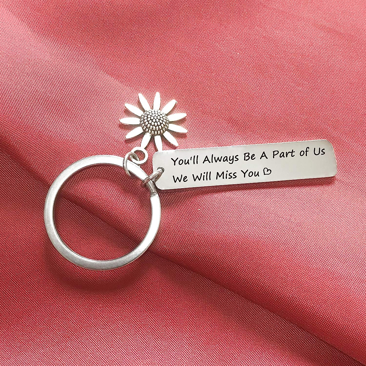 De&ai Coworker Retirement Keychain, Stainless Steel Keychain Gift for Colleague Leaving or Retiring, Unisex Keychain - Timeless Impression