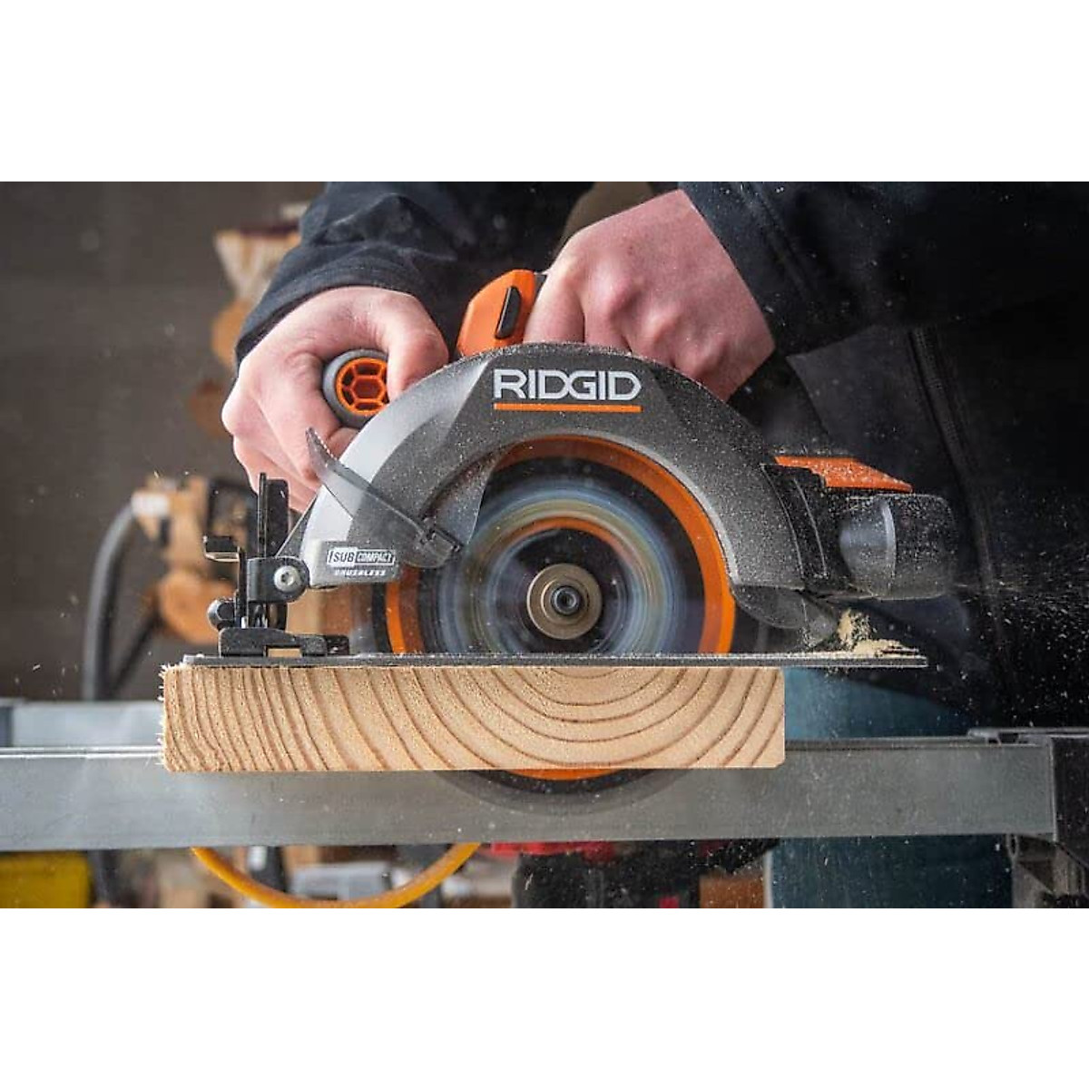 Ridgid 18V SubCompact Brushless Cordless 6 1/2 in. Circular Saw (Tool Only) R8656B