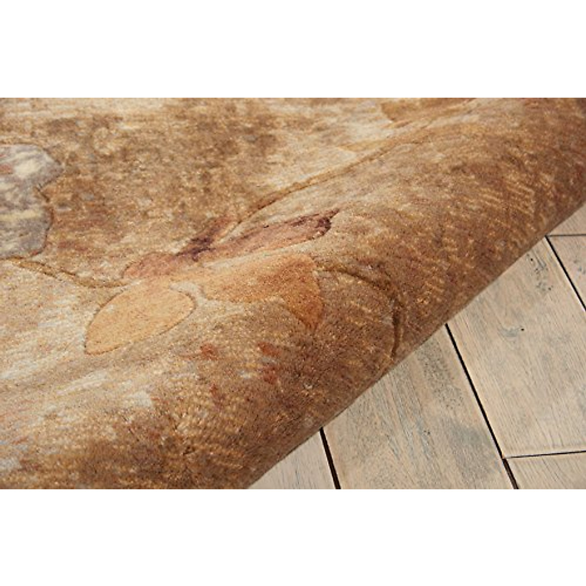 Nourison Somerset Floral Multicolor 7'9" x 10'10" Area-Rug, Easy-Cleaning, Non Shedding, Bed Room, Living Room, Dining Room, Kitchen (8x11)