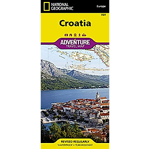 Croatia Map (National Geographic Adventure Map, 3324)