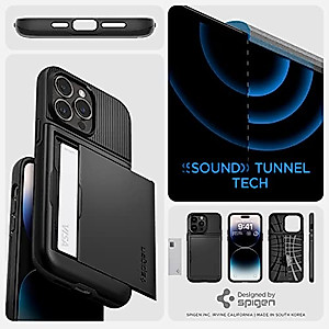 Spigen Slim Armor CS Designed for iPhone 14 Pro Case (2022) - Black