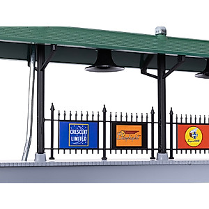 Lionel Electric O Gauge Model Train Accessories for 168 months to 999 months, Illuminated Station Platform , Green