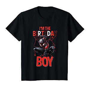 Marvel Spider-Man Miles Morales I'm The Birthday Boy T-Shirt