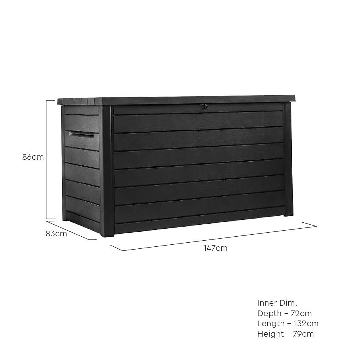 Keter Ontario Garden Storage Box for Cushions