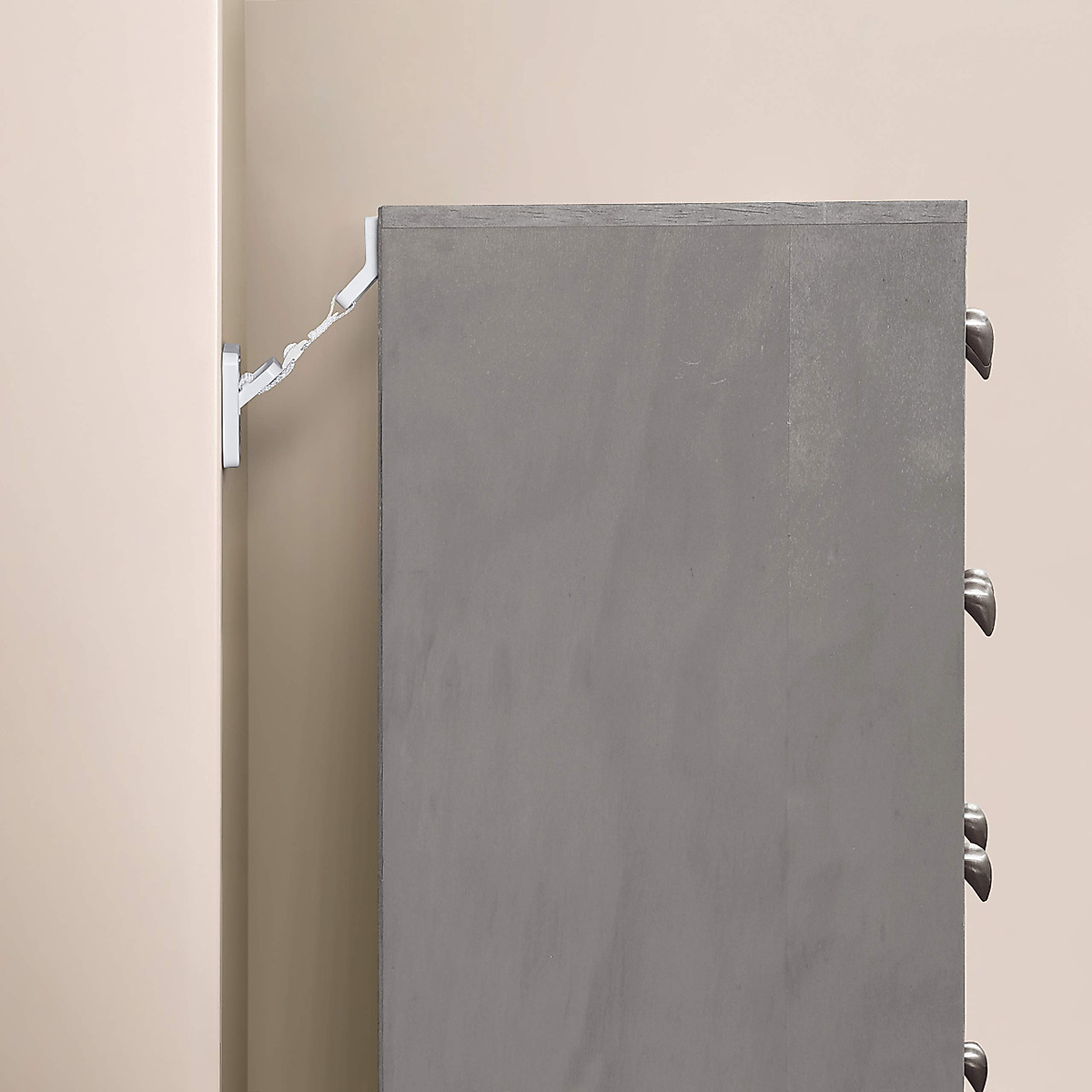 Dreambaby Hinged Anti-Tip Furniture Anchors, White