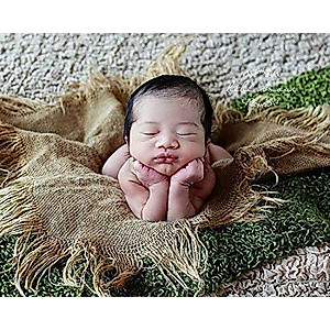 1 Burlap Blanket Newborn Photo Prop Baby Photography Prop Your Choice of 1 Color This is for 1 Burlap Blanket
