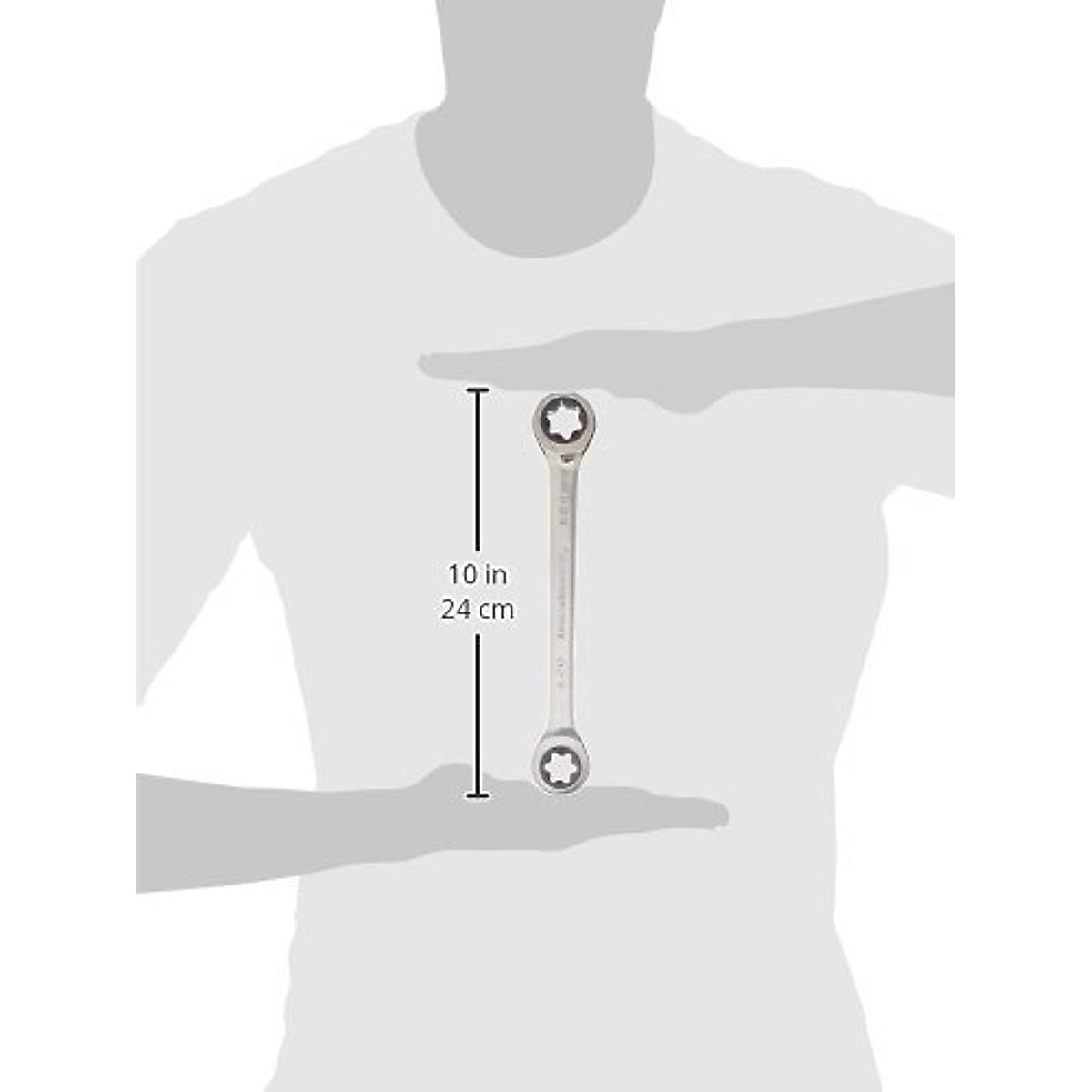 GEARWRENCH 4 Pc. Double Box Ratcheting E-Torx Wrench Set - 9224D,Silver