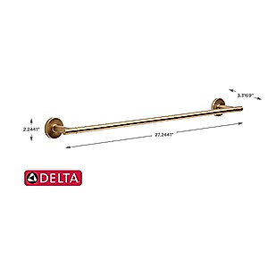 Delta Faucet 759240-CZ Trinsic 24 Inch Towel Bar, Champagne Bronze
