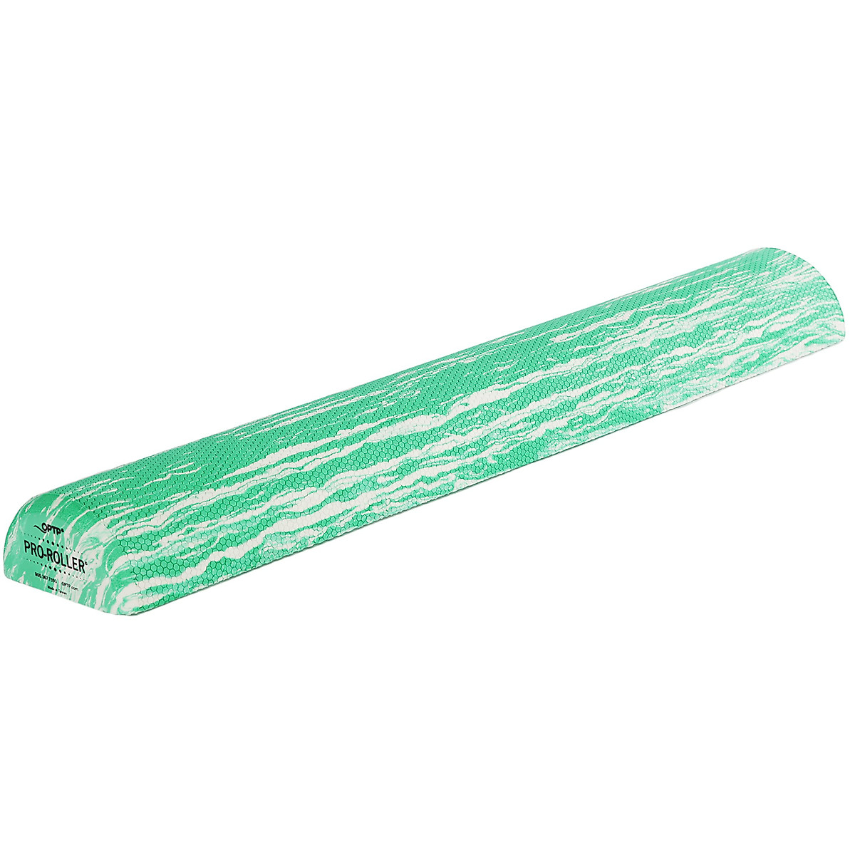 OPTP PRO-Roller Standard Density Foam Roller, Half-Round 36 Inch Foam Roller for Exercise and Physical Therapy, Green 36" x 3"