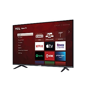 TCL 43S435 43 inch LED 4-Series Roku Smart 4K UHD TV (Renewed)