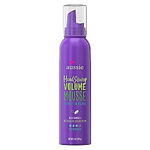 Aussie Mousse Volume 6 Ounce Head Strong (Max Hold) (2 Pack)