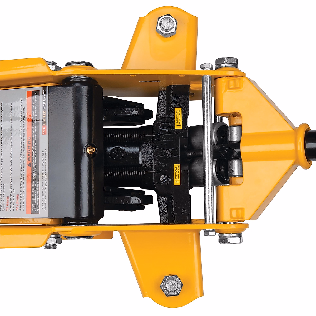 Performance Tool W1645 Professional Low-Profile Swiveling Floor Jack, 3.5-Ton Capacity, Lift Range 3-1/2-Inch to 20-1/2-Inch