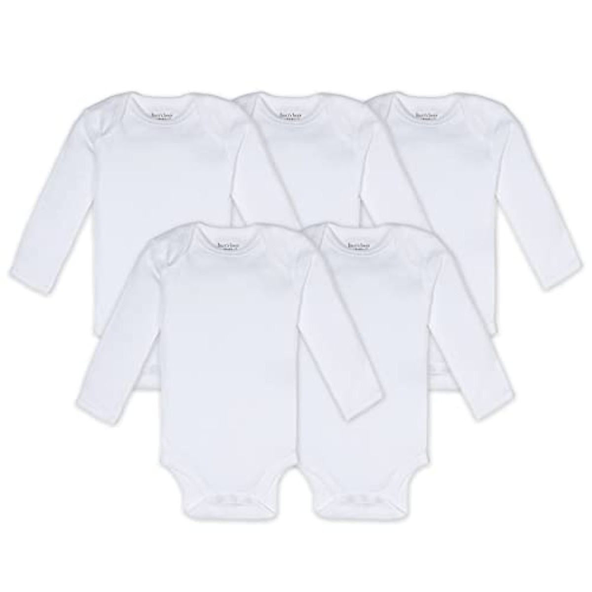 Burt’s Bees Baby Unisex Baby Bodysuits, 5-Pack Short & Long Sleeve One-Pieces, 100% Organic Cotton