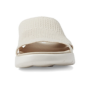 Skechers Women's GO Walk Flex Sandal-ELATION Slide, Natural, 8