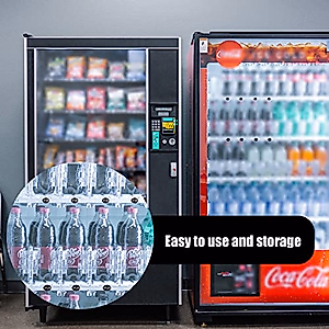 12 Sheets of Vending Machine Price Labels, Snack Soda Beverage Price Labels Stickers Including $1.00, 1.25, 1.50, 1.75, 2.00, 2.50 for Business, Stores (White&Black)
