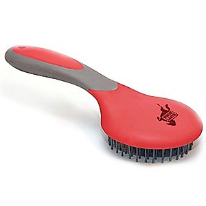 Happy Horse Supplies, Mane & Tail Horse Brush for Horses and Dogs (Red)