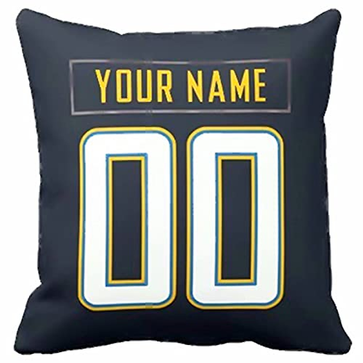 Throw Pillow 2 Packs Custom Any Name and Number for Men Youth Boy Gift