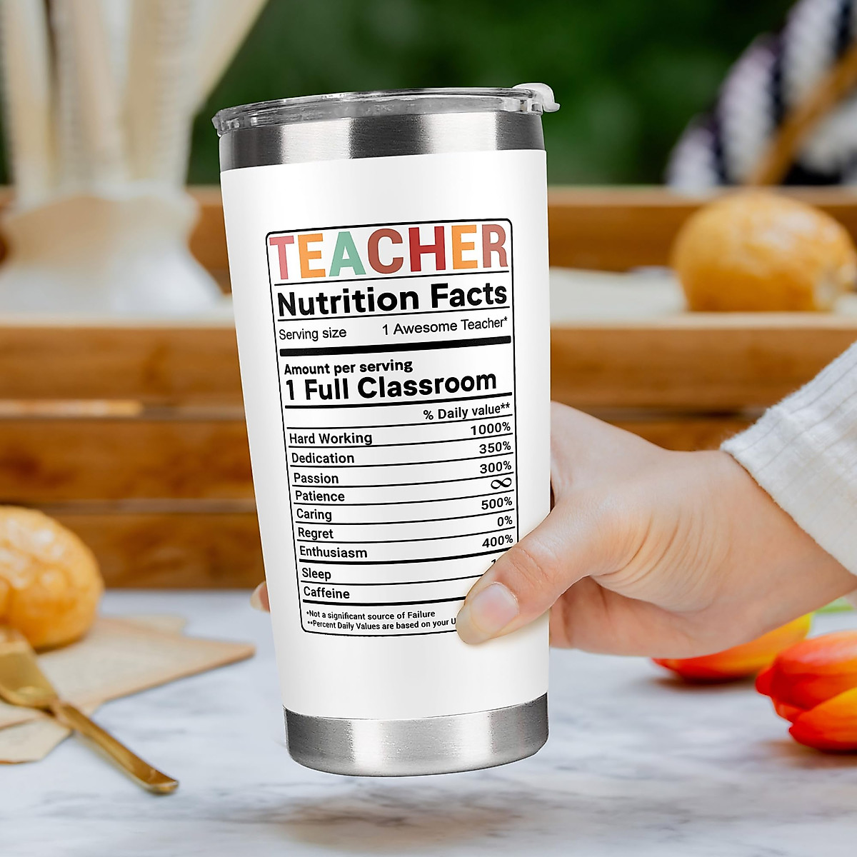 SUCHAGIFT Teacher Appreciation Gifts - Teacher Gifts for Women - Teachers Appreciation Week, Back To School, Birthday Gift - Thank You Gift Ideas for Teachers Women Daycare - 20 Oz White Tumbler